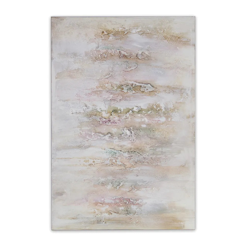Cuadro moderno con relieve metálico para interiores elegantes